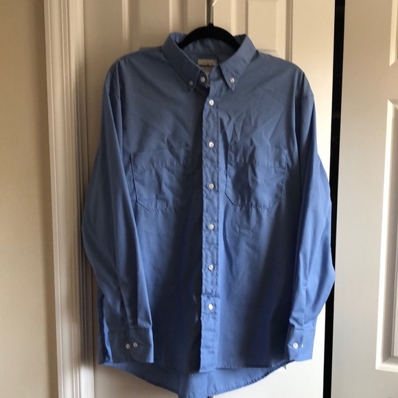 WearGuard | Shirts | Wearguard Blue Dress Shirt Mens Size L | Poshmark